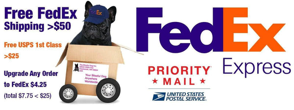 The Blissful Dog Shipping Rates New Lower FREE Shipping Threshold