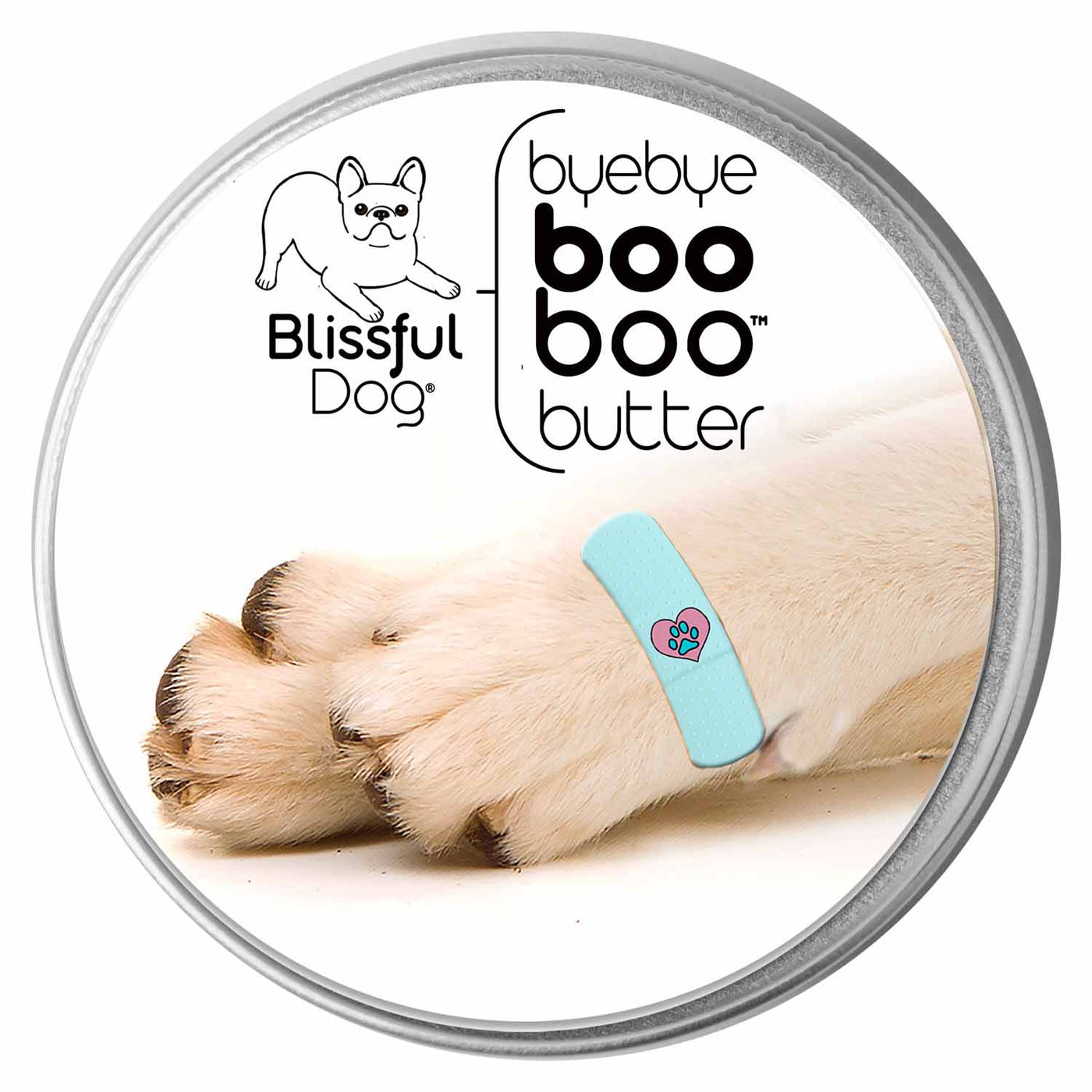 The Blissful Dog PAW BUTTER All Natural Good Stuff for Dry Paw Pads