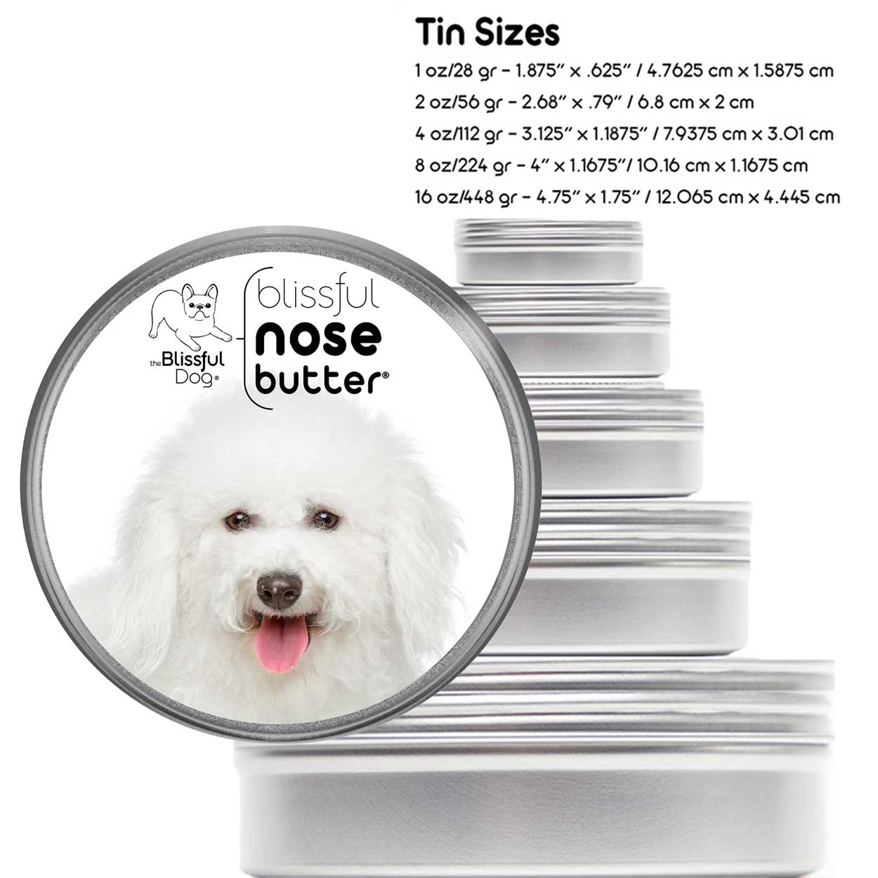 Bichon Frise Nose Butter Handcrafted Natural Balm for Your Dog's Nose ...