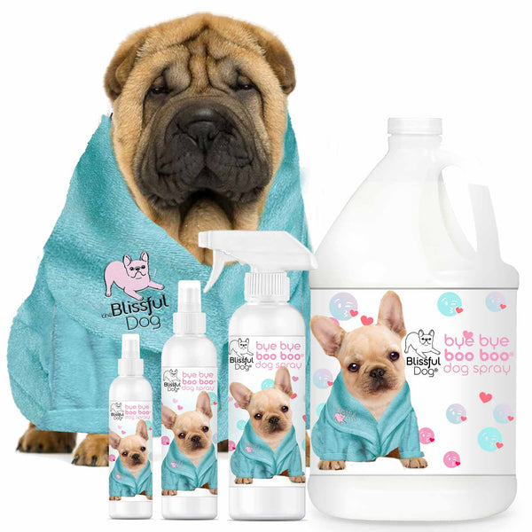Bye Bye Boo Boo™ Natural Herbal Dog Spray for Itchy Dogs - The Blissful Dog