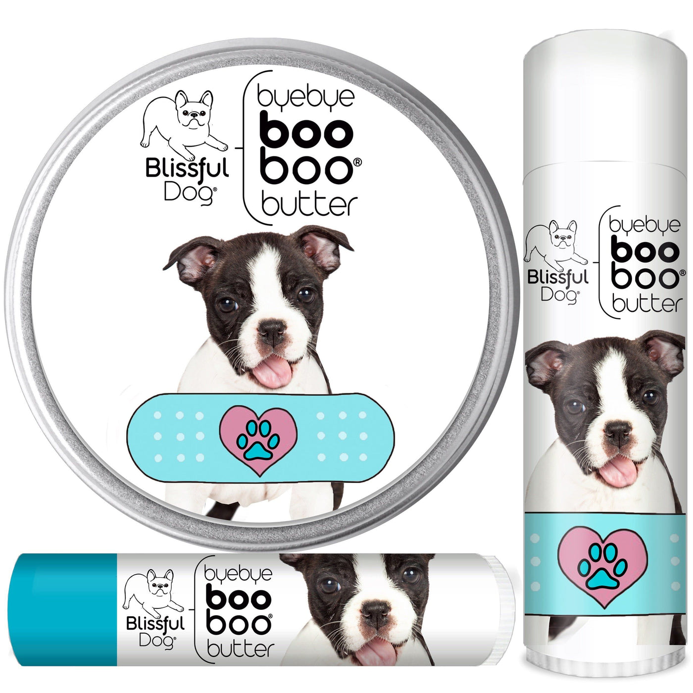 SHOP The Blissful Dog BOSTON TERRIER Collection for Your Dog's Care