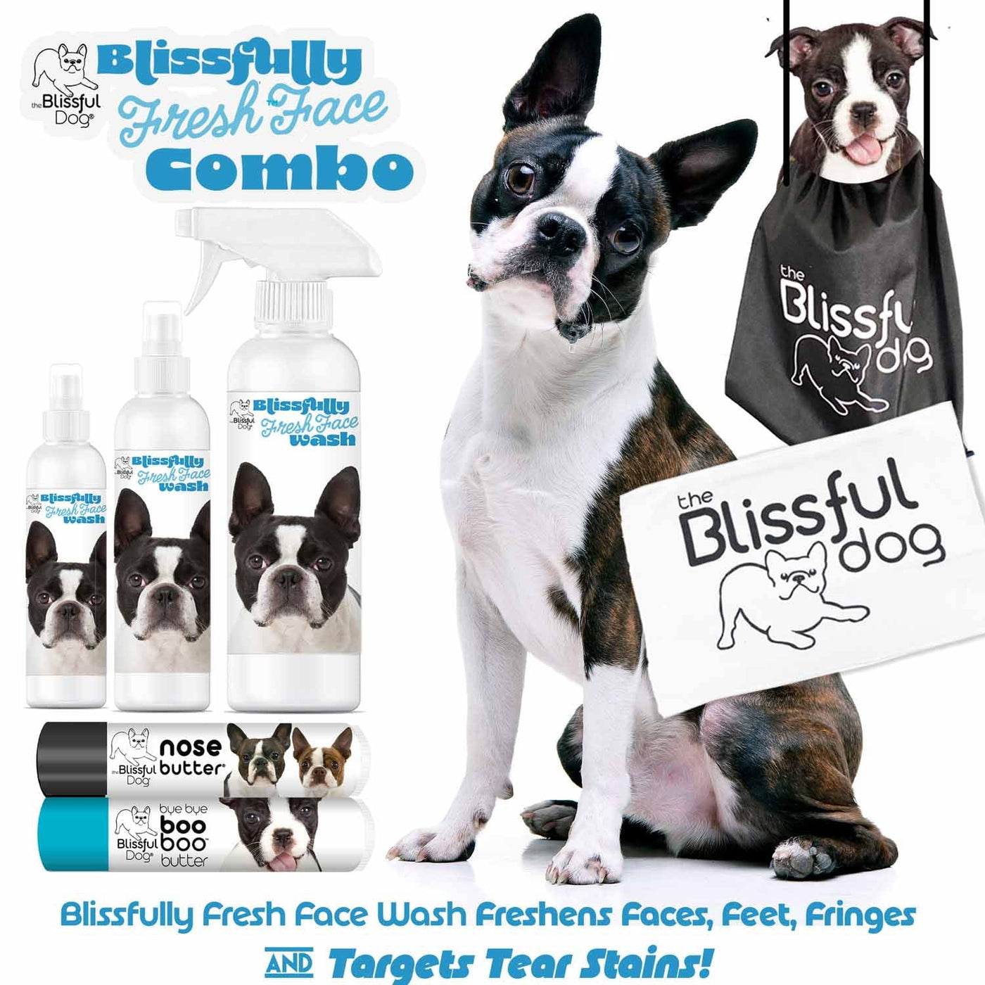 SHOP The Blissful Dog BOSTON TERRIER Collection for Your Dog's Care
