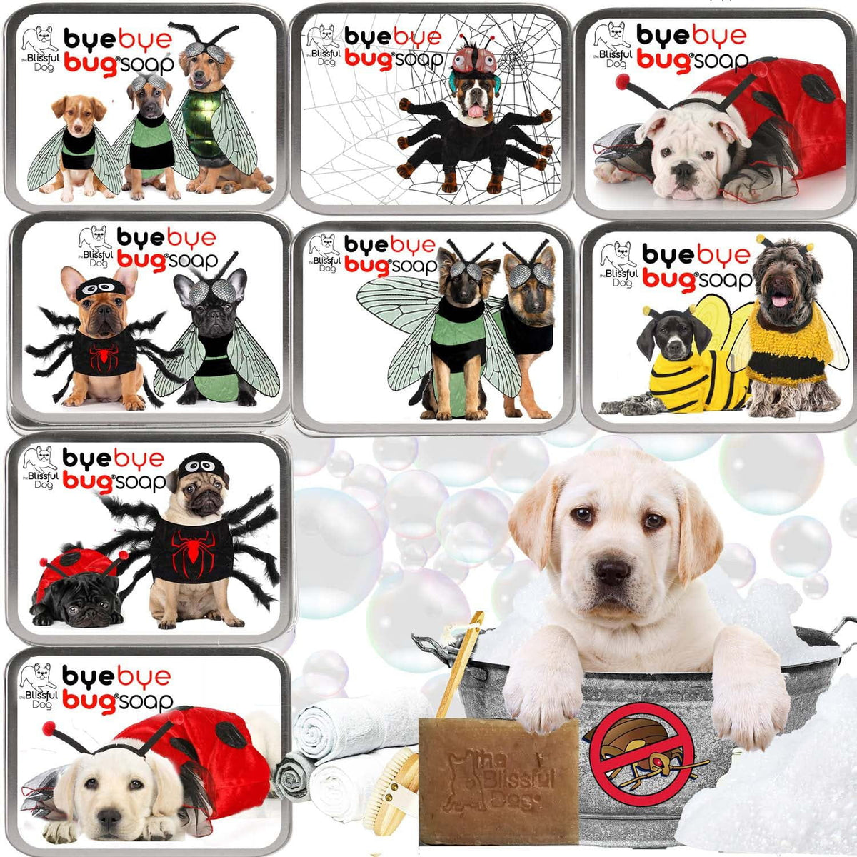 Bye Bye Bug™ Dog Soap | Bug All Natural Repellent Bar Soap for Dogs ...