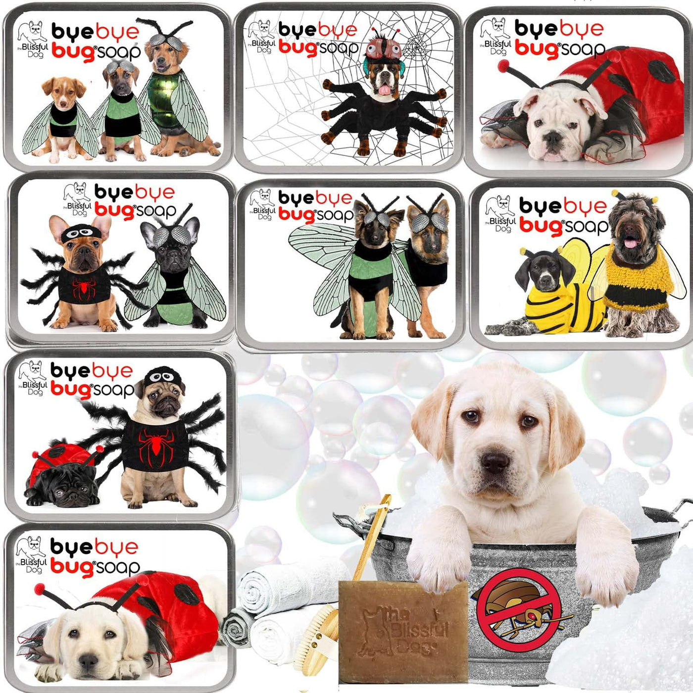Bye Bye Bug™ Dog Soap | Bug All Natural Repellent Bar Soap for Dogs ...