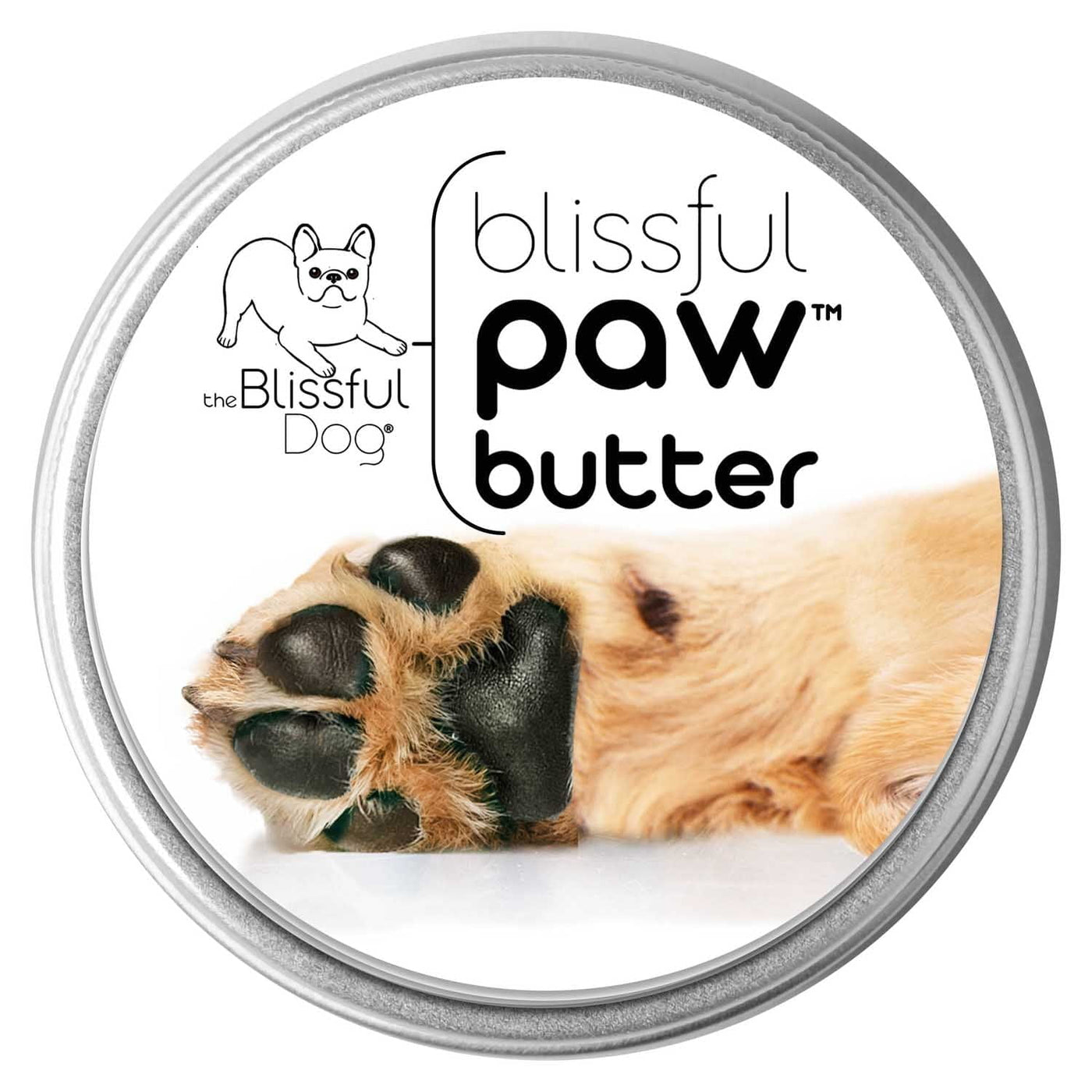 The Blissful Dog PAW BUTTER All Natural Good Stuff for Dry Paw Pads