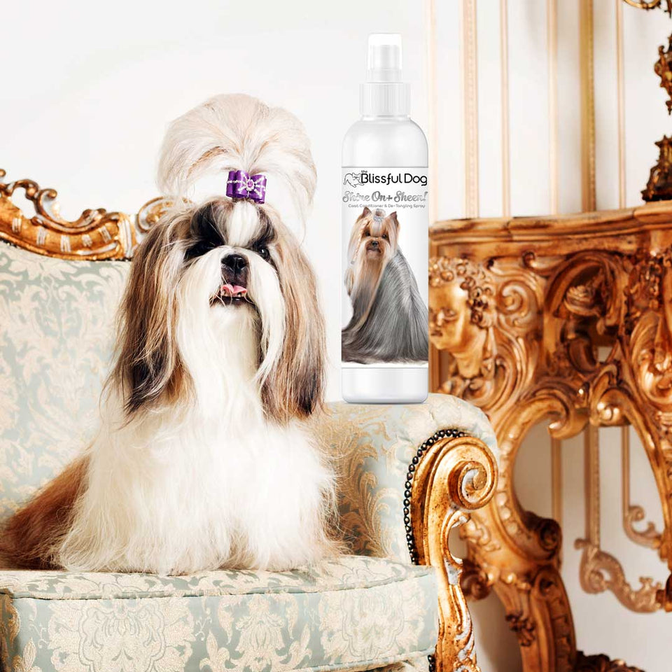 The Blissful Dog Spray Conditioner Leave-in De-Tangling, Dematt +Shine