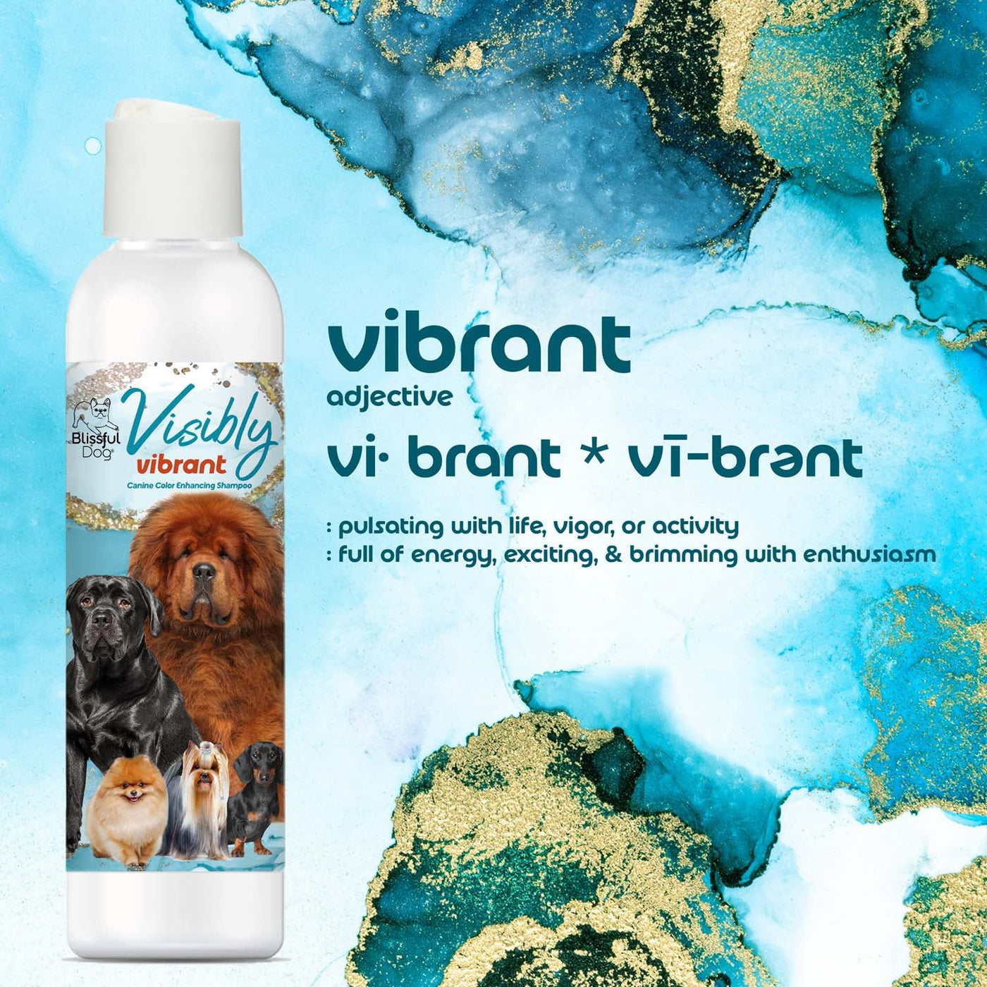 The Blissful Dog Visibly Vibrant Color Enhancing Dog Shampoo
