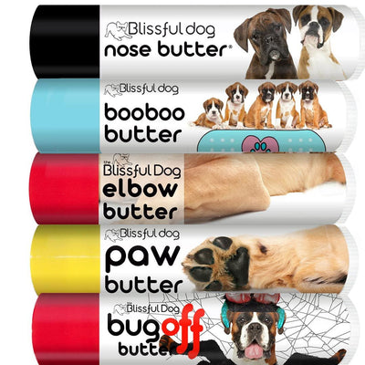 Boxer Custom Combo Kits for Boxer Dog Care - Dry Noses, Rough Paws+ ...